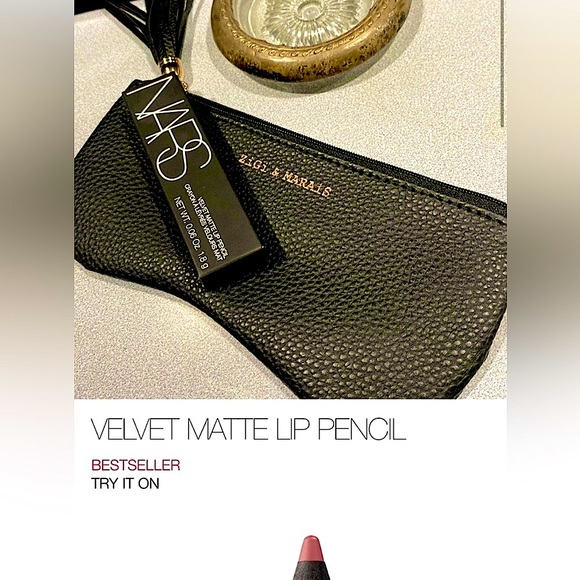 NARS | Makeup | Nwt Zigi Marais Pouch With Nars Mini Velvet Matte Lip ...